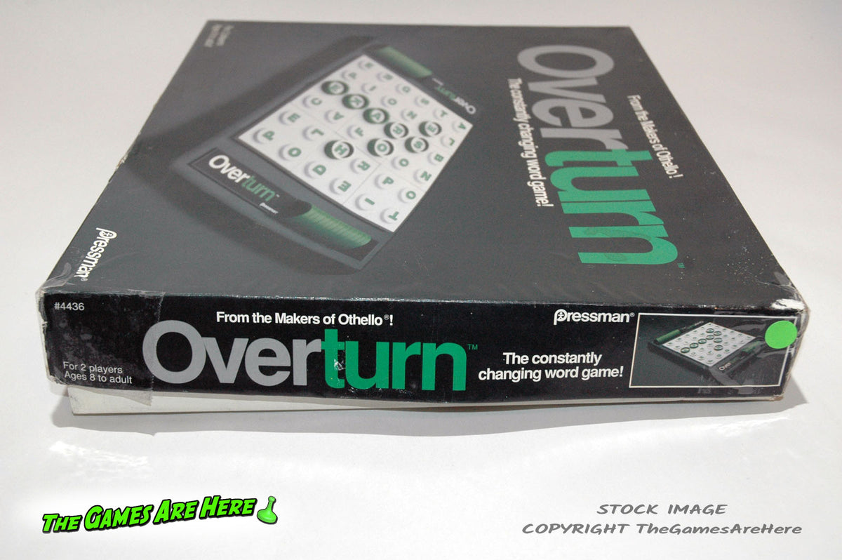 Overturn Word Game - Pressman 1993 – The Games Are Here