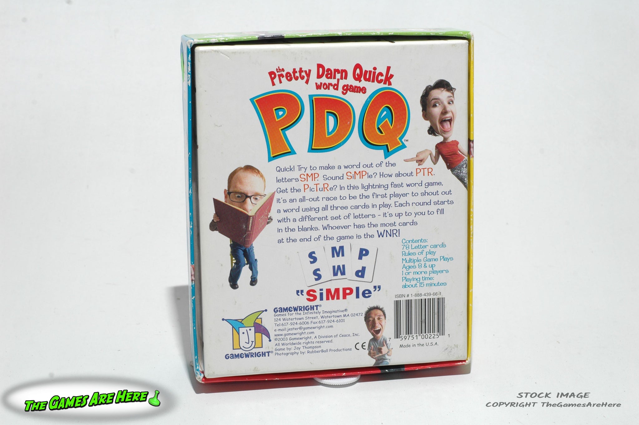 PDQ Card Game - Gamewright 2003 – The Games Are Here