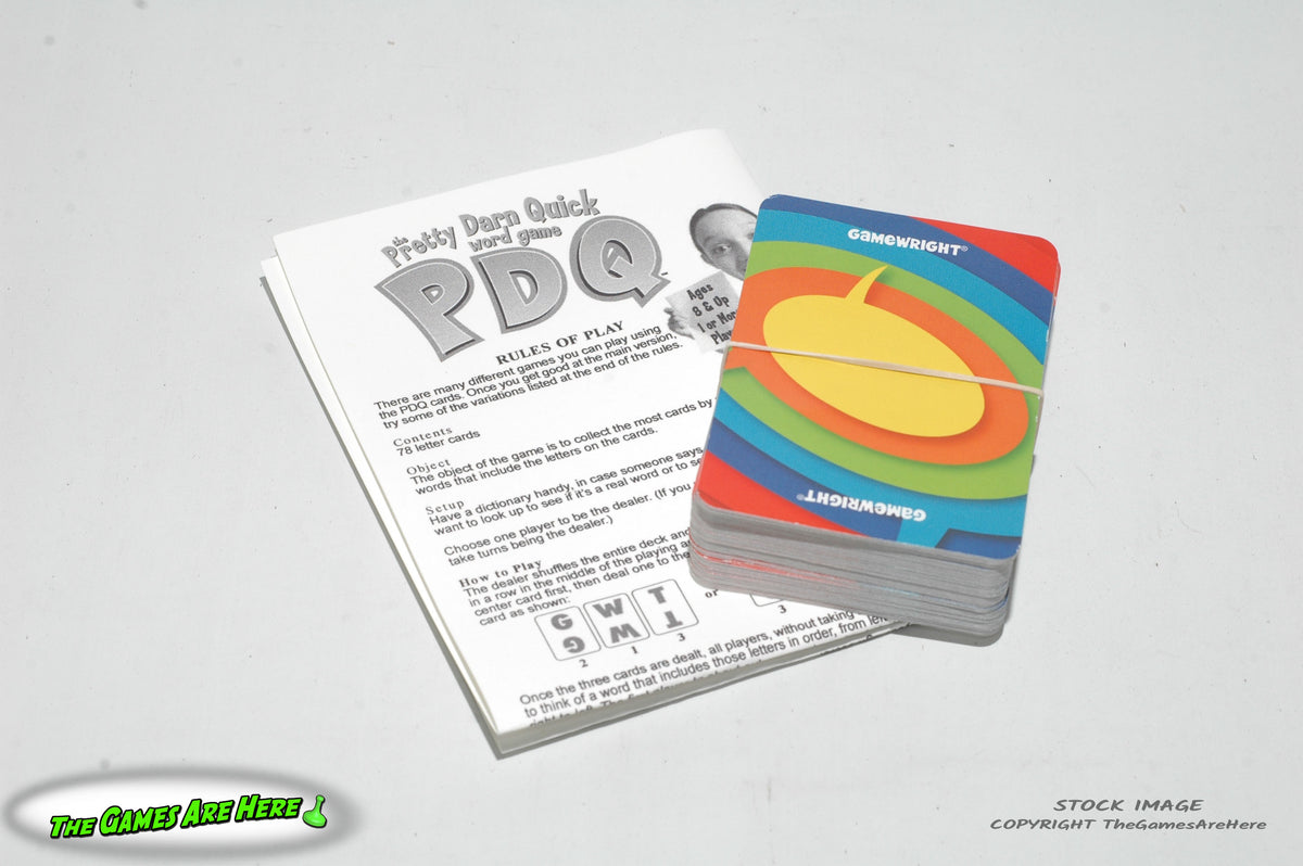 PDQ Card Game - Gamewright 2003 – The Games Are Here
