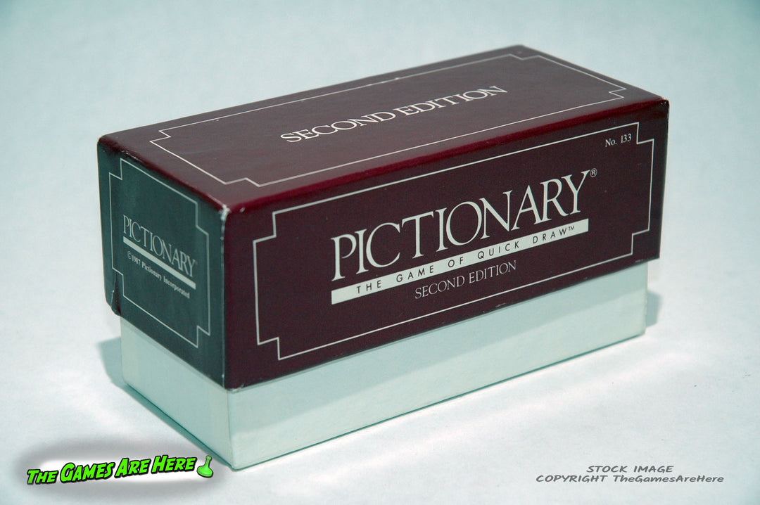Pictionary Second Edition 1987 Card Set ONLY – The Games Are Here