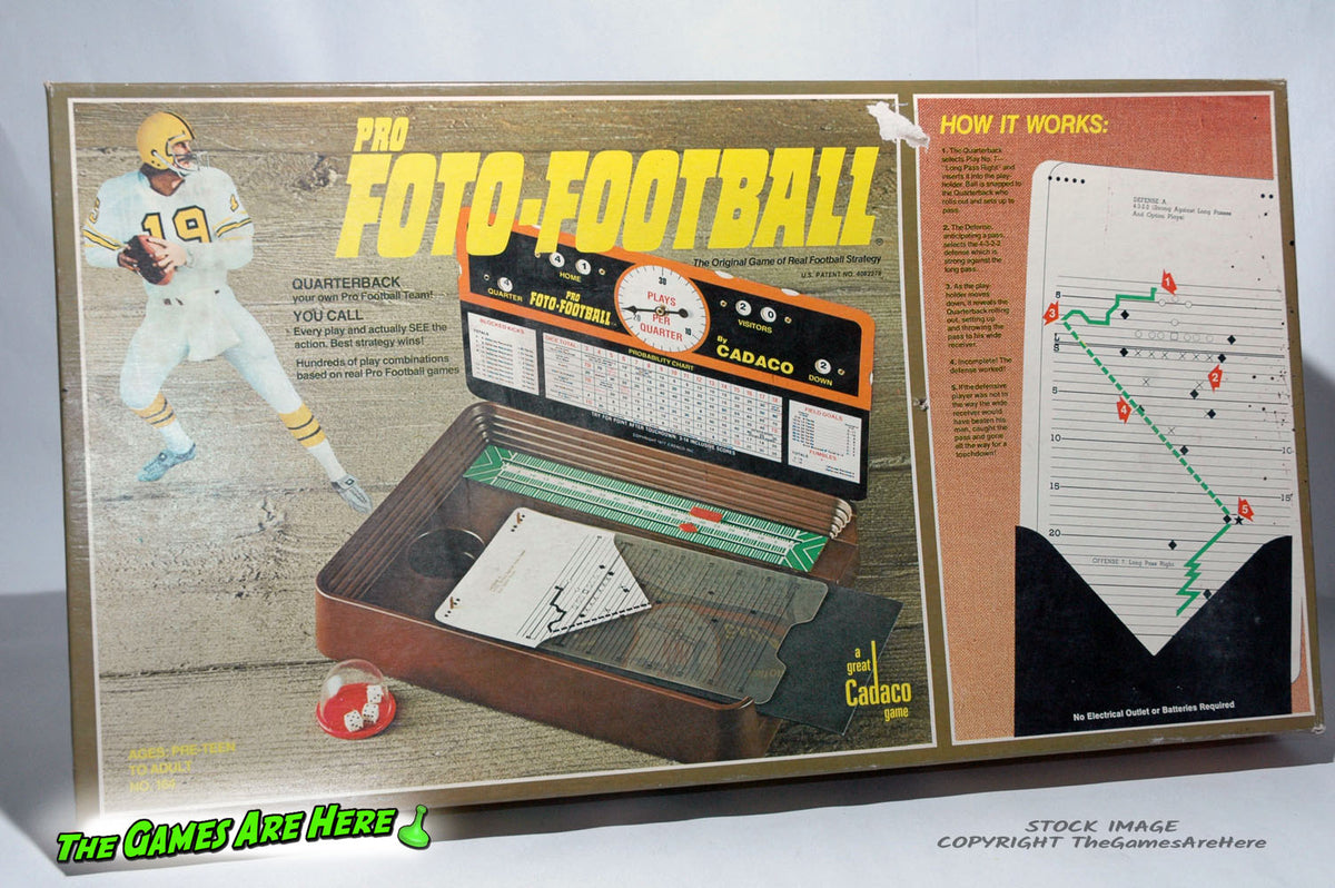 Pro Foto Football - Cadaco 1977 – The Games Are Here