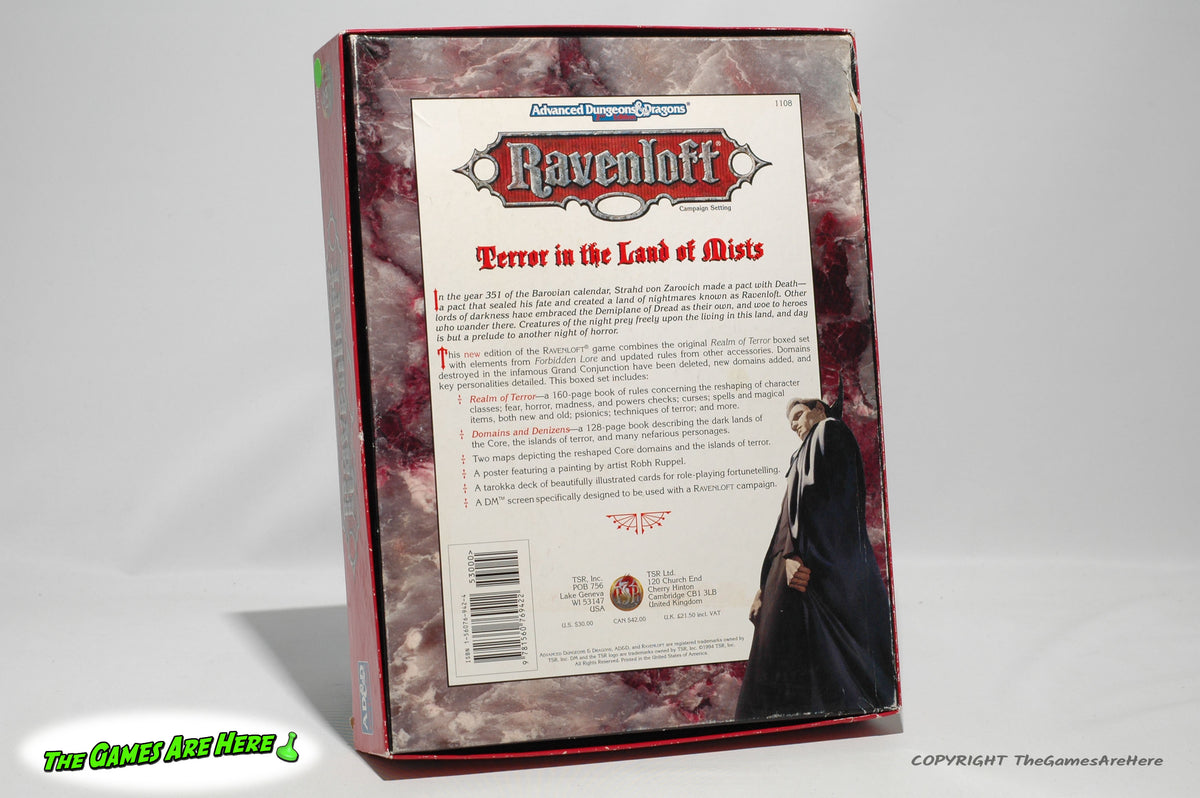 Ravenloft Campaign Setting Advanced Dungeons & Dragons 2nd Edition - T ...