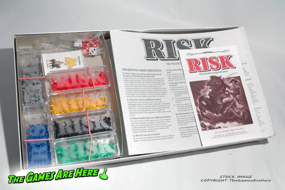 Risk Game of World Conquest - Parker Brothers 1993 – The Games Are Here