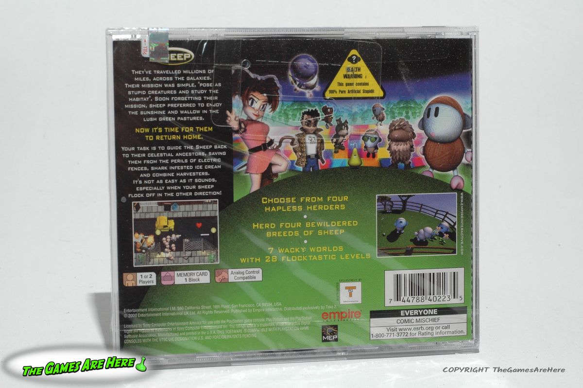 Sheep - Sony Playstation Empire Interactive 2000 Brand New – The Games ...
