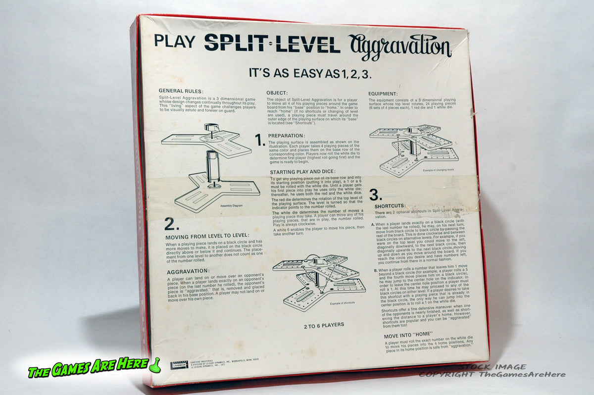 Split Level Aggravation Game - Lakeside 1971 – The Games Are Here