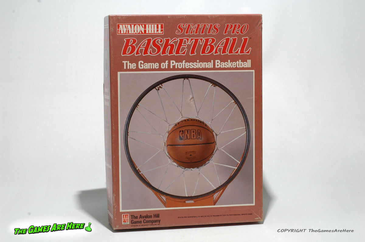 Statis Pro Basketball - Avalon Hill 1989 1990-91 Season Card w Unpunch ...