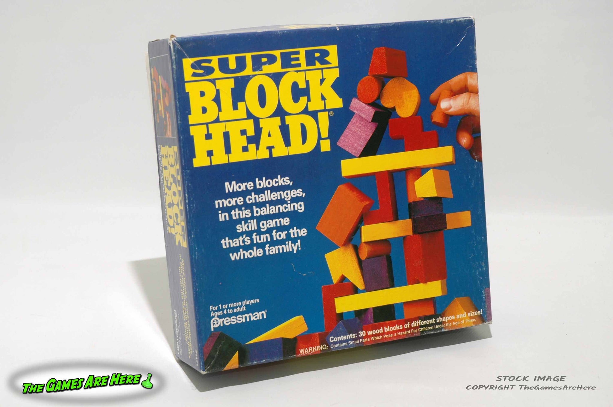 Super Blockhead Game - Pressman 1992 – The Games Are Here
