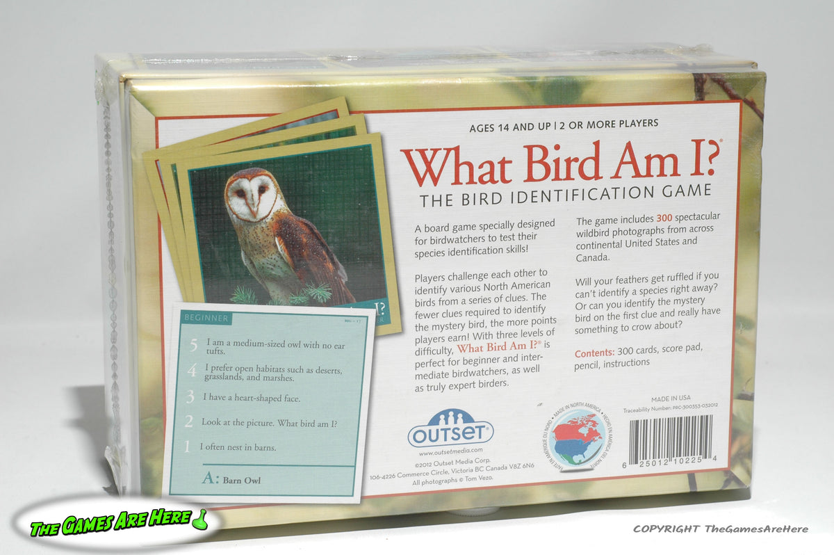 What Bird Am I? Bird Identification Game - Outset 2012 Brand New – The ...